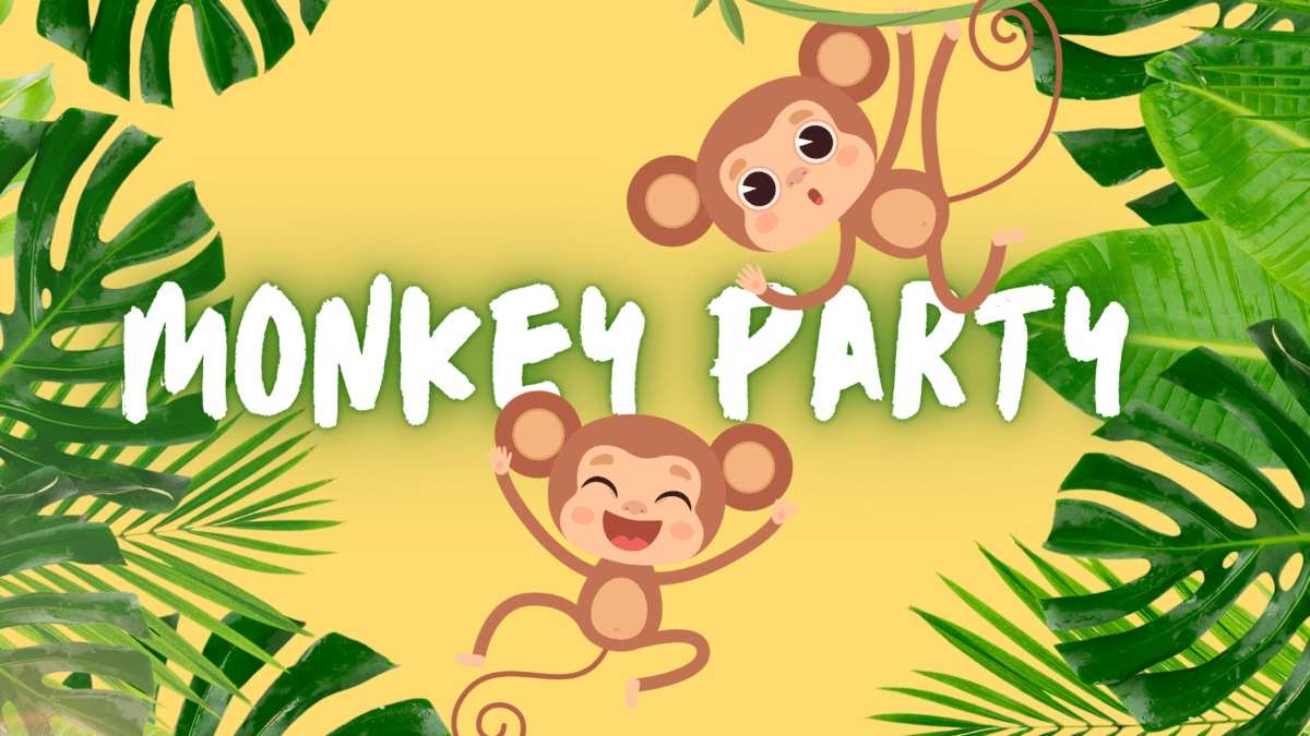 Monkeying Around: Your Jungle Adventure - A Cheeky and Playful Birthda ...