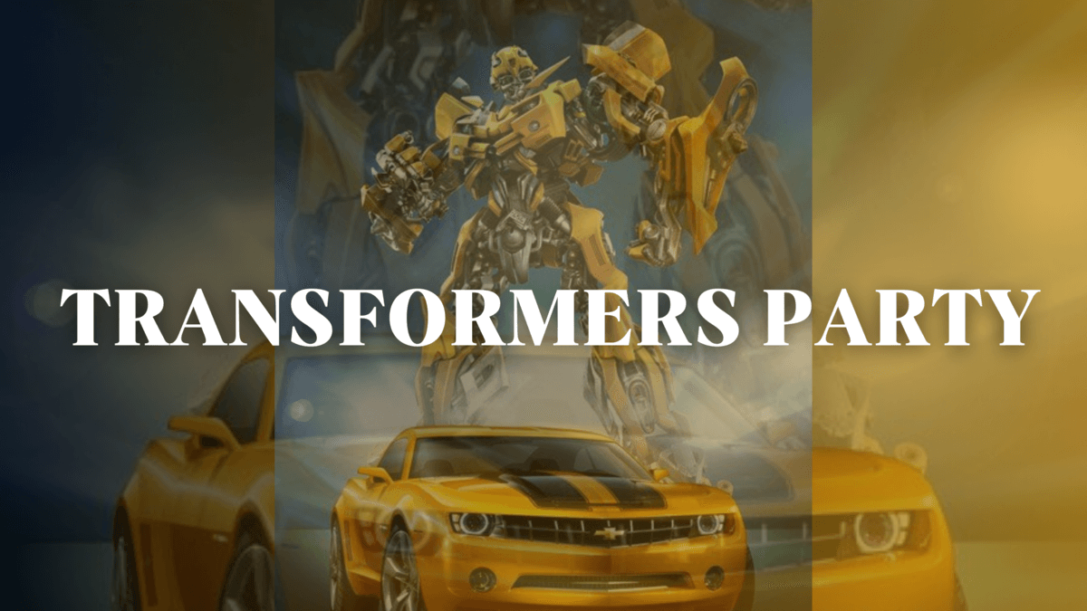 Transform and Roll Out: Transformers Party Ideas for a Robotic Adventu ...