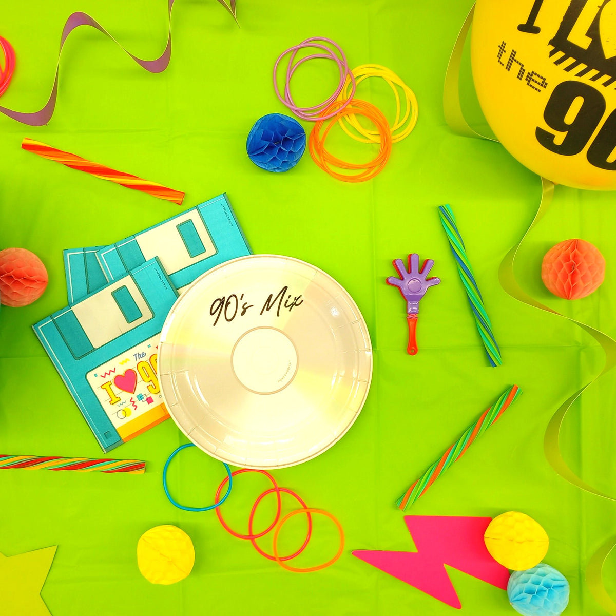 90's Theme Party Supplies - 90s Decorations For Your 90's Decade Theme ...