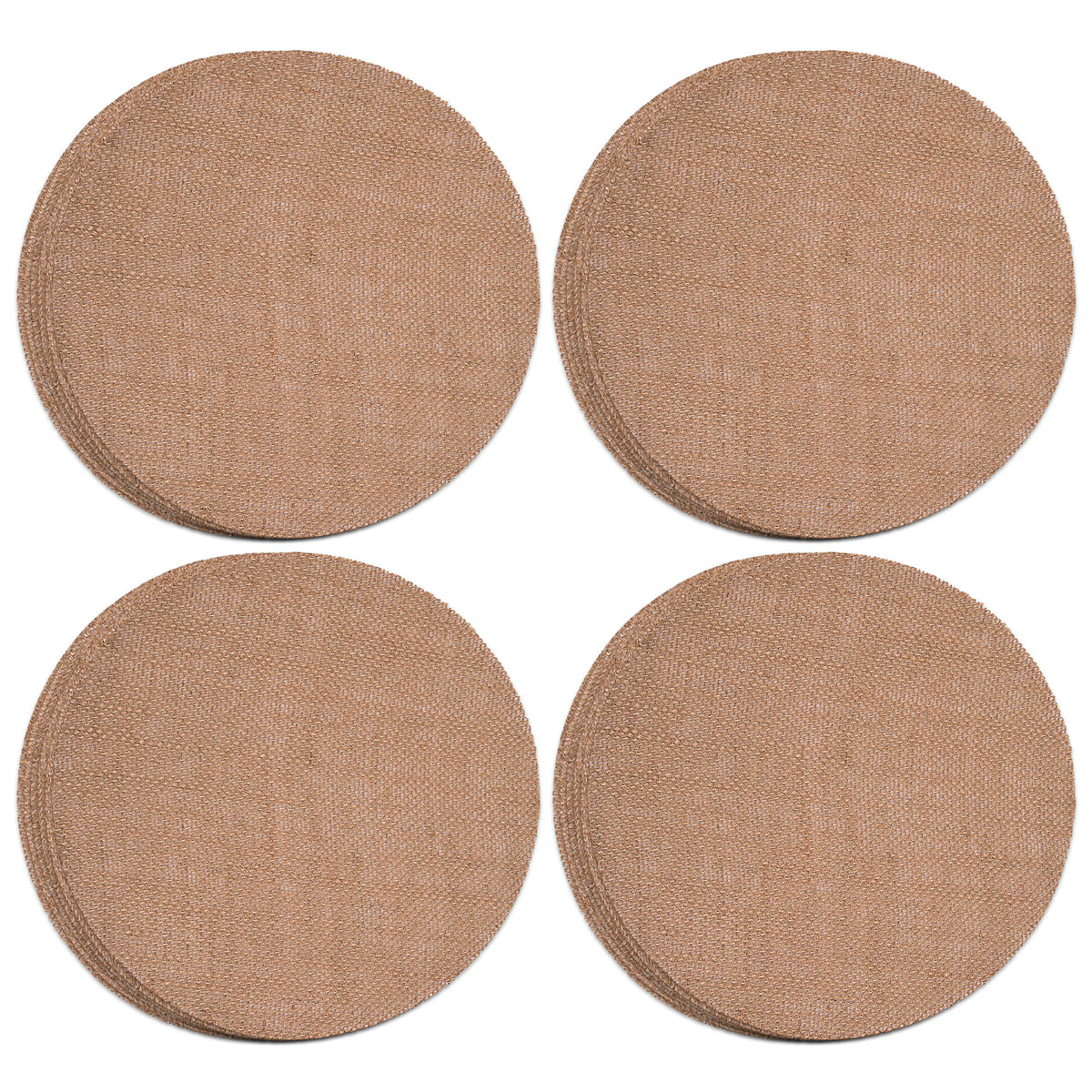 Burlap Round Placemats - 12" Diameter Burlap Circle Rustic Table Decor ...