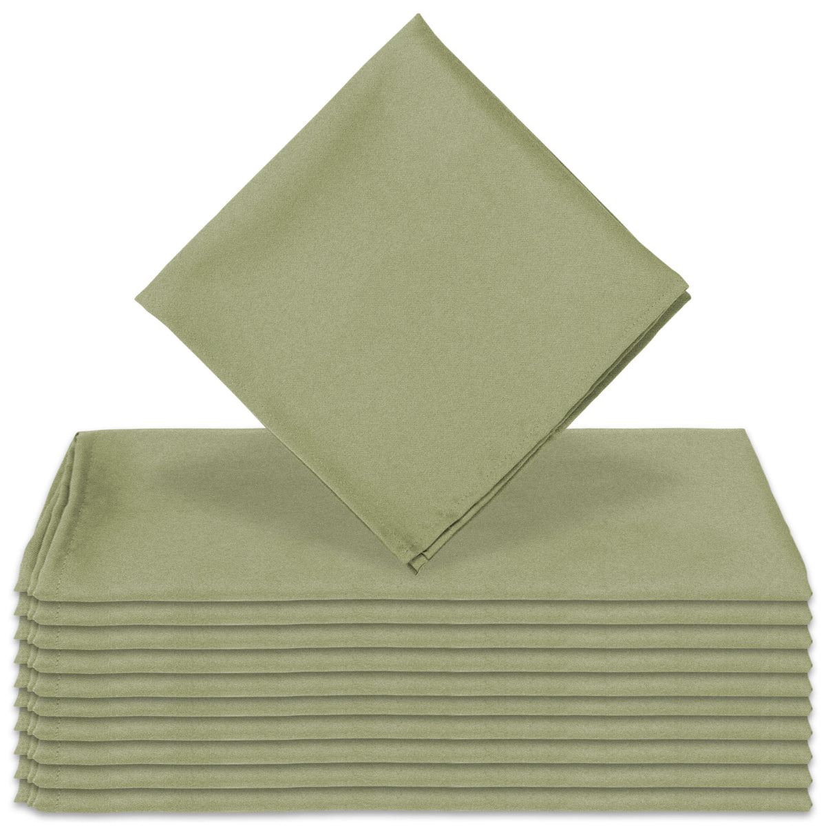 Wrinkle Resistant Fabric Dinner Napkins, Oversized 20 x 20 Inches, Sag ...